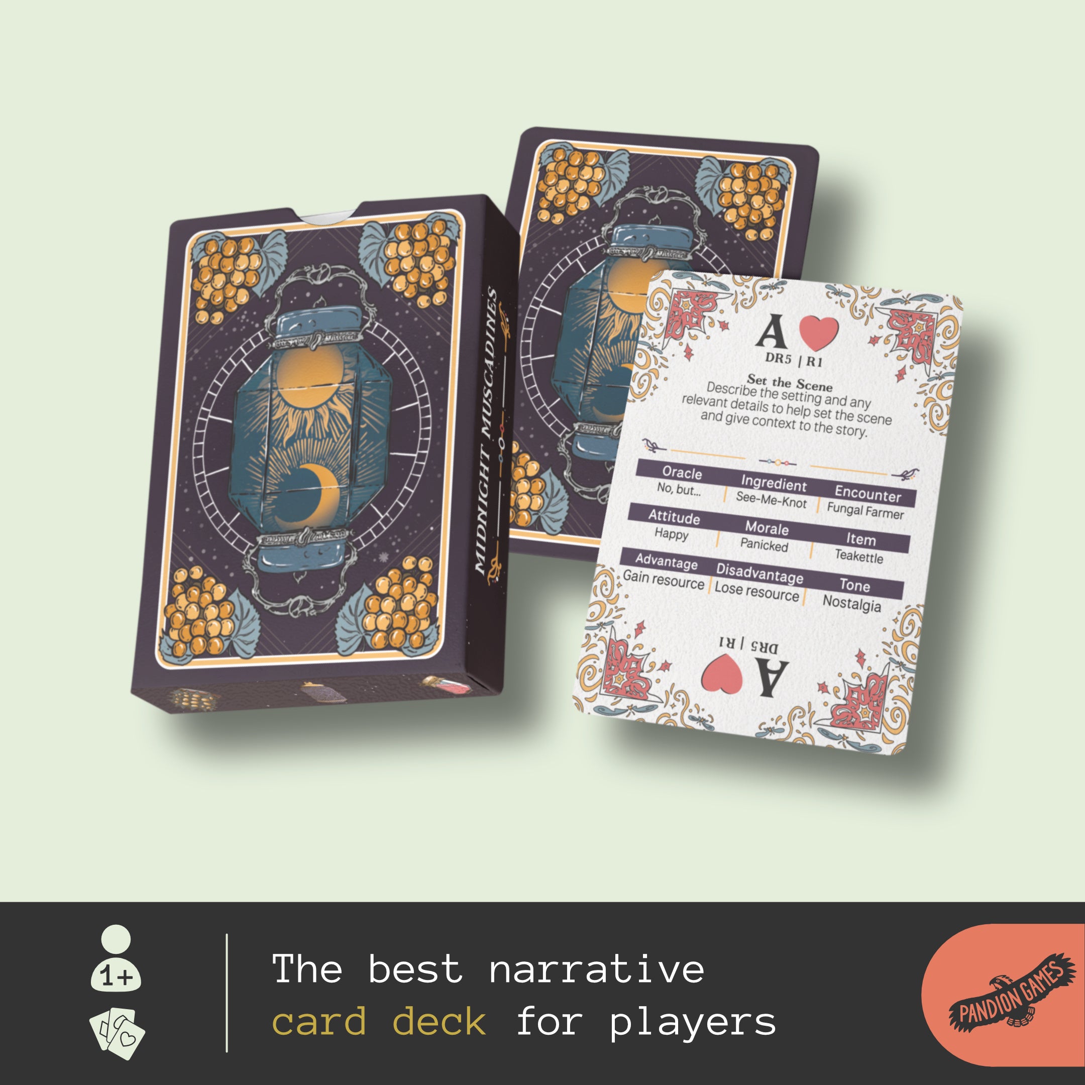 Midnight Muscadines Narrative Playing Cards – Pandion Games